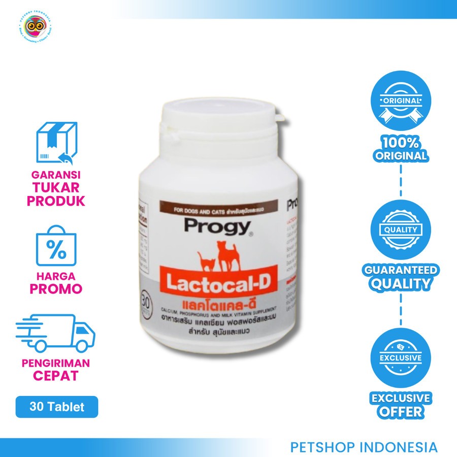 Jual Progy Lactocal "D" - Vitamin untuk Kucing dan Anjing | Shopee ...