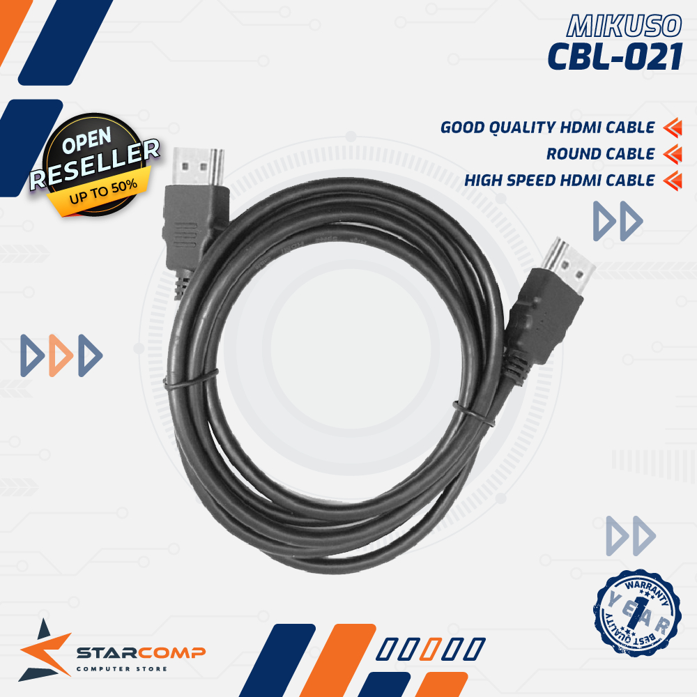 Jual KABEL HDMI CBL- 021 MIKUSO | Shopee Indonesia