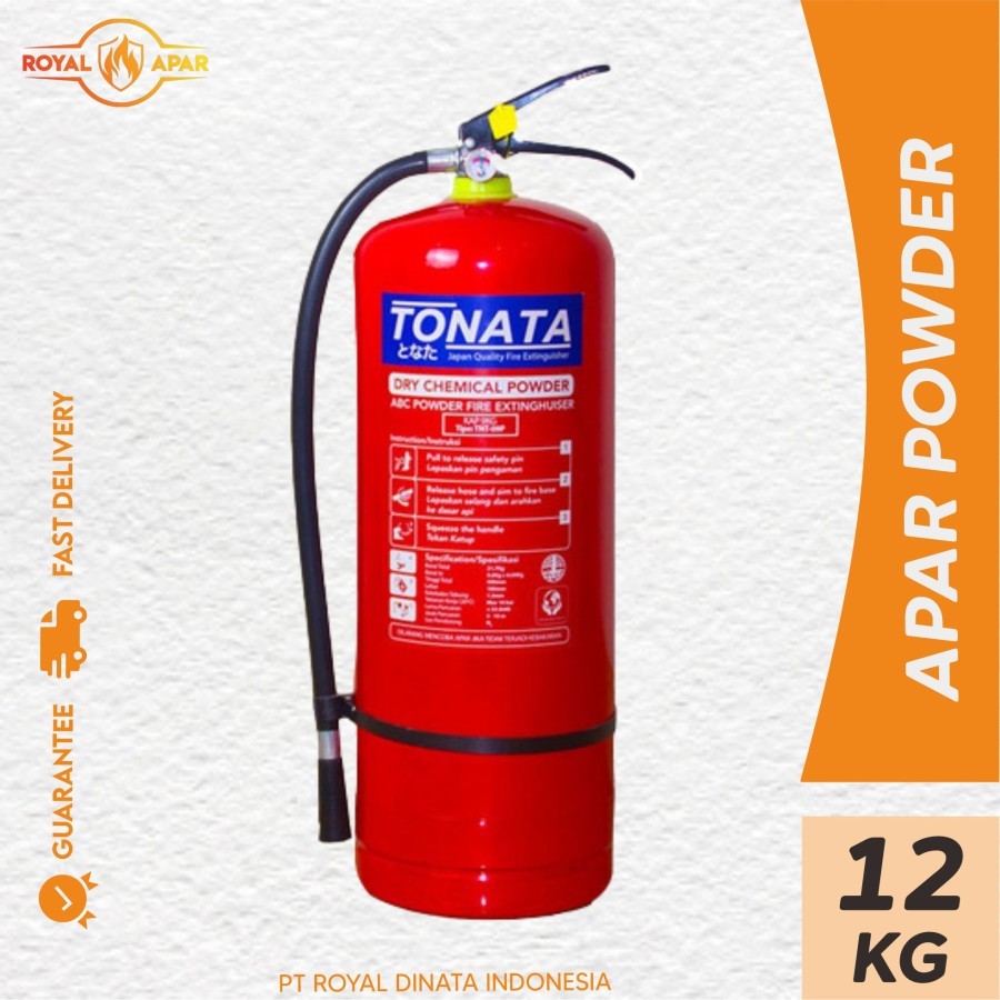 Jual APAR 12 KG TONATA / APAR ABC POWDER 12 KG | Shopee Indonesia