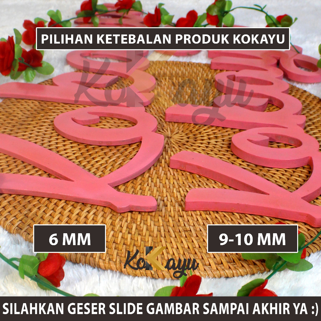 Jual Custom Huruf Nama Timbul Pajangan Dinding Tempel Kayu | Shopee ...