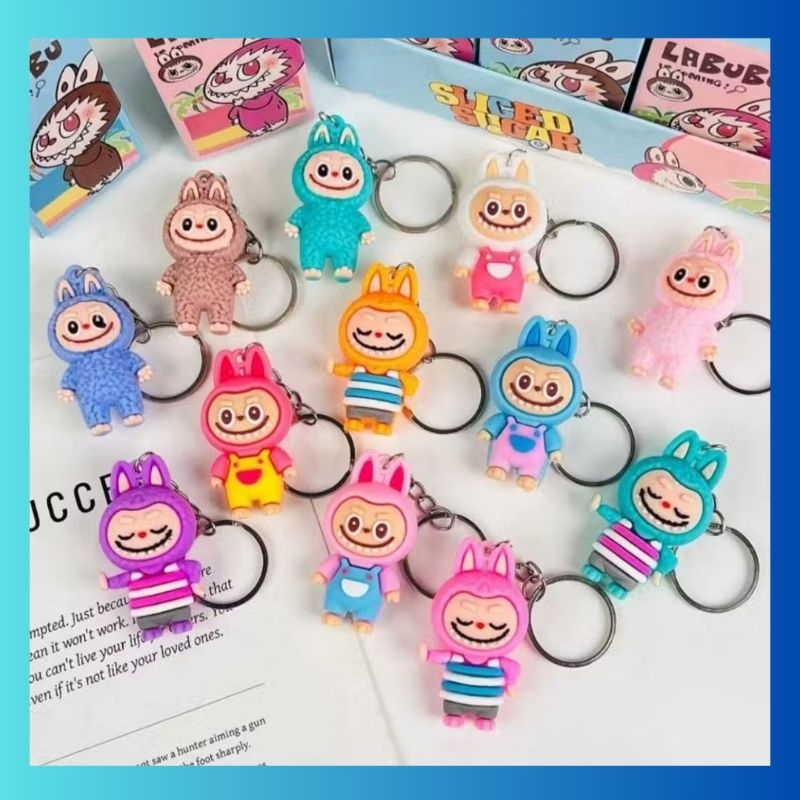 Jual gantungan kunci labubu viral / gantungan kunci viral / labubu ...