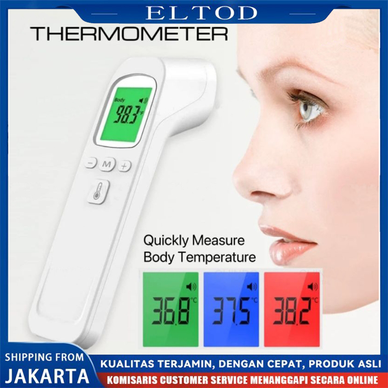 Jual Thermogun Termometer Suhu Tubuh Digital Termometer Inframerah ...