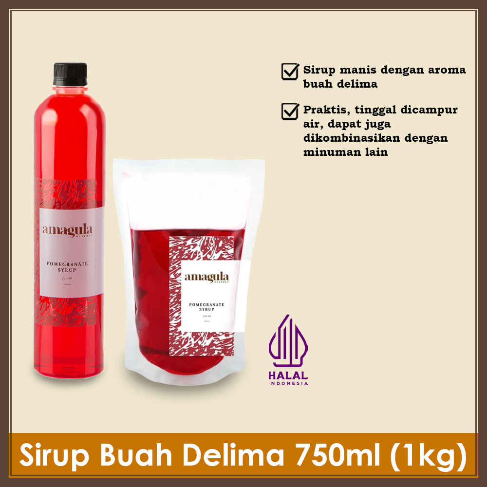 Jual AMAGULA POMEGRANATE SYRUP – SIRUP BUAH DELIMA/ POMEGRANATE AMAGULA ...