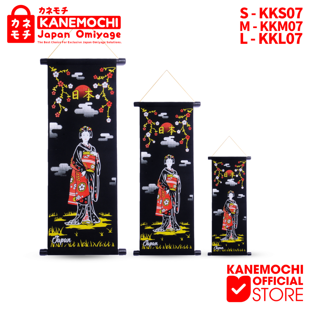 Jual KANEMOCHI KAKEJIKU GEISHA SAKURA JAPAN - HIASAN DINDING KHAS JEPANG MOTIF GEISHA SAKURA ...