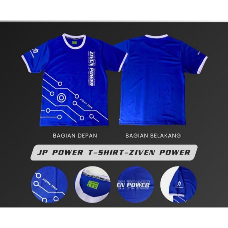 Jual baju/kaos badminton ziven power original | Shopee Indonesia