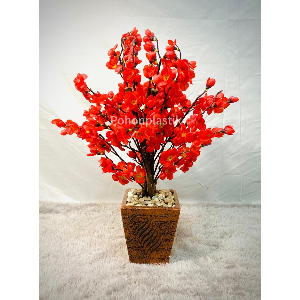 Jual Pohon Sakura mini T 50cm Artificial / Bunga Sakura / Pohon plastik ...