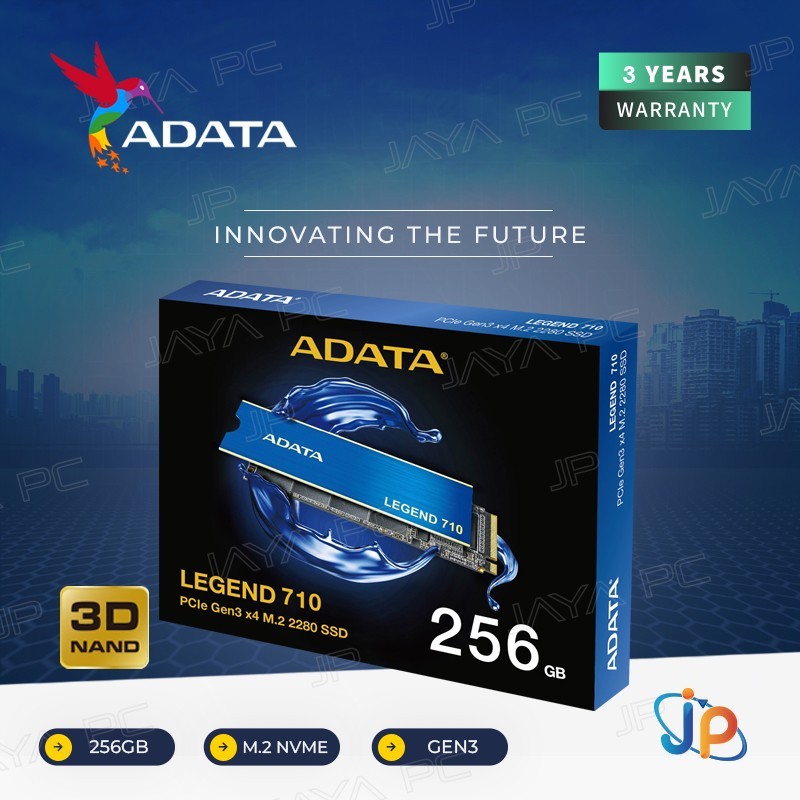 Jual ADATA SSD Legend 710 M.2 Pcie Gen3 Nvme 256GB - 3D Nand 256 GB ...