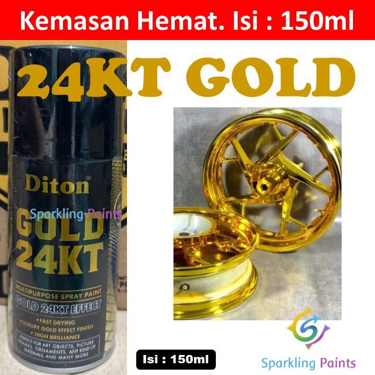 Jual Pilox Diton 24KT Gold 150ml Ekonomi Ekonomis Hemat Kaleng kecil ...