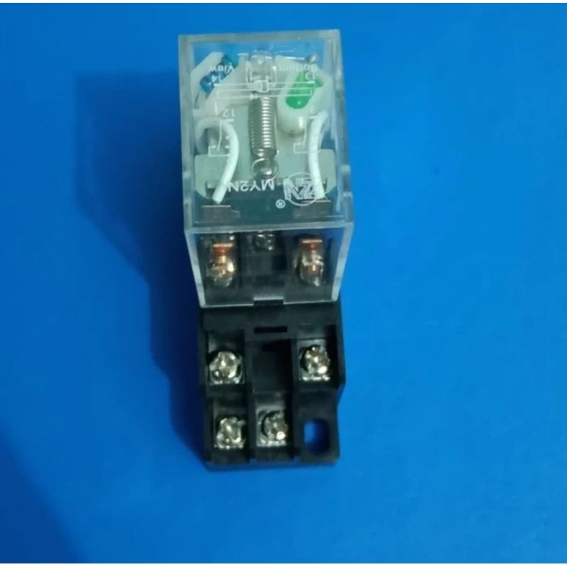 Jual Rilay Relay Riley MY2N ZN Plus socket soket 8pin 24V DC SET ...