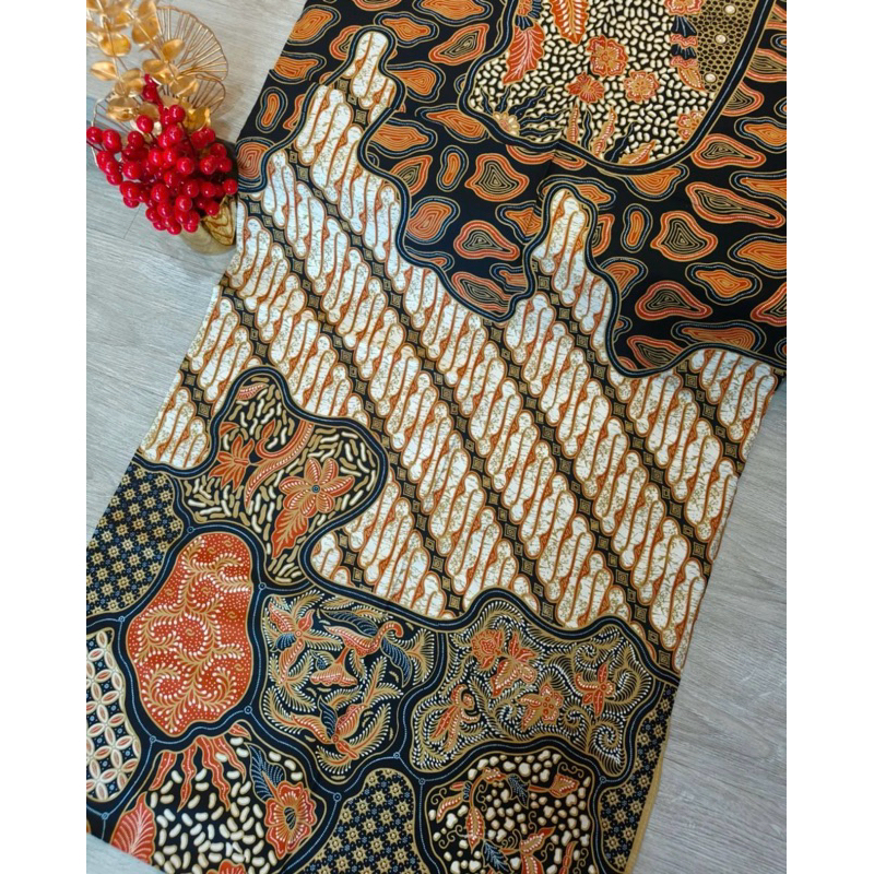 Jual KAIN BATIK HALUS PREMIUM-Batik Solo Handprint Modern 4 Katun Prima ...