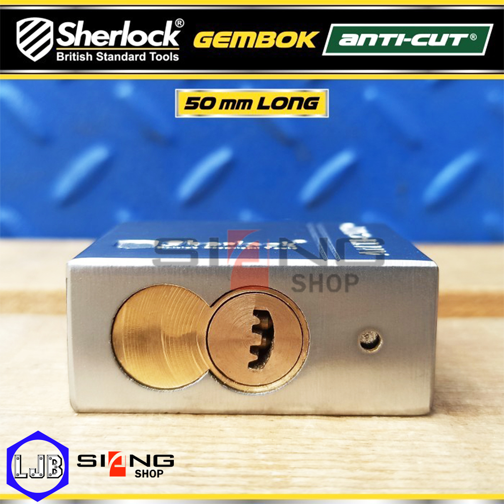 Jual Sherlock Gembok Anti Cut 50mm Panjang Original | Shopee Indonesia