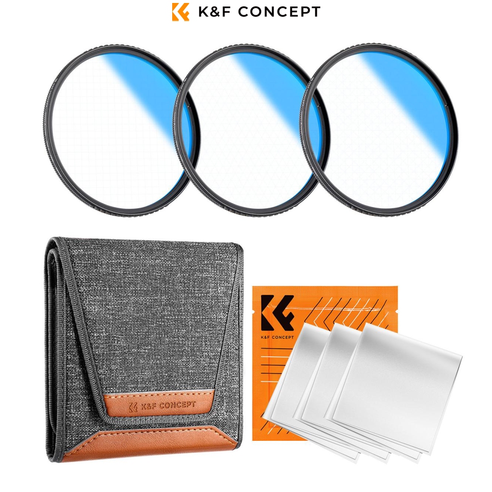 Jual K&F Concept Star Filters 3pcs Set 4+6+8 Points Cross Screen ...