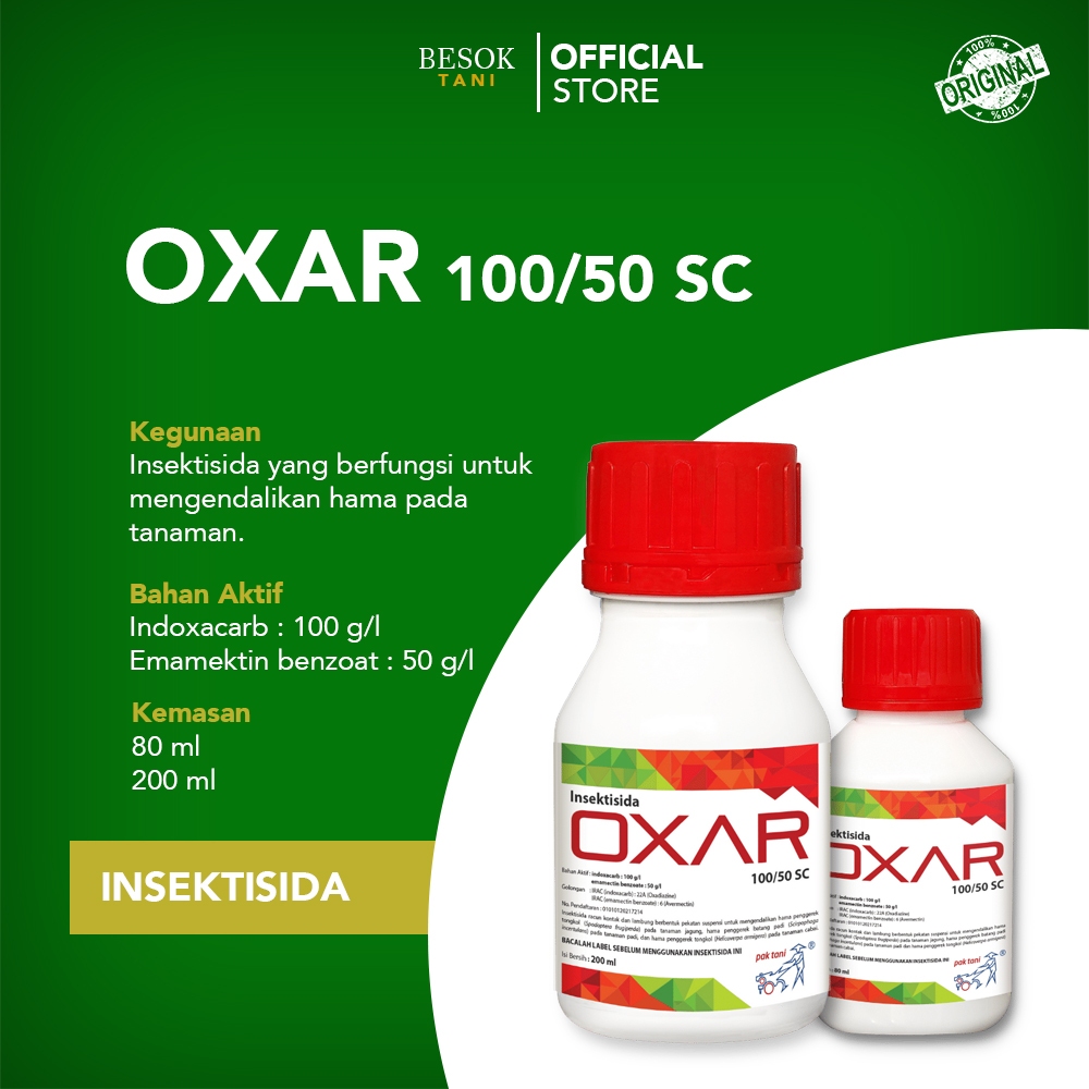Jual OXAR 100/50 SC | Insektisida | Mengendalikan Hama Tanaman ...