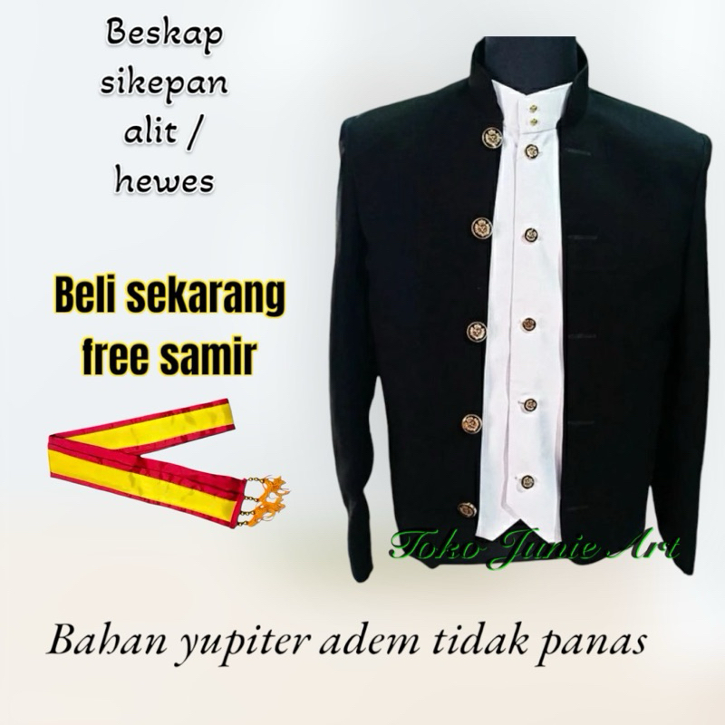 Jual BESKAP SOLO SIKEPAN ALIT / BESKAP HEWES HITAM HALUSAN ( bonus kain ...