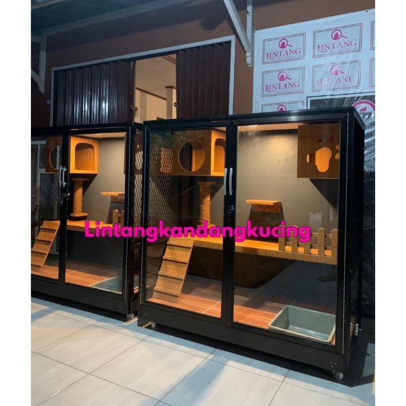 Jual Kandang kucing alumunium besar kandang kucing minimalis rumah ...