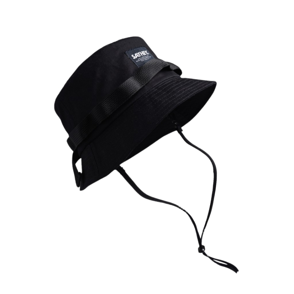 Jual Sayhey Holidayclub - Noir Bucket Hats | Topi Adventure Warna Hitam ...