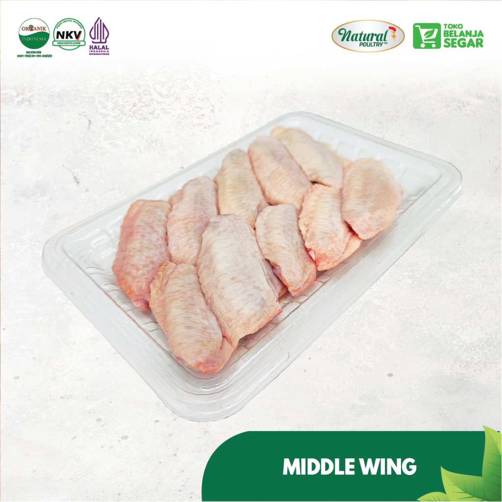 Jual Middle Wing Sayap Ayam Negri Probiotik (200 gram) - Natural ...
