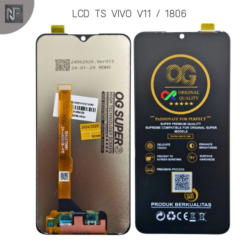 Jual LCD TOUCHSCREEN VIVO V11 / 1806 FULLSET ORIGINAL SUPER | Shopee ...