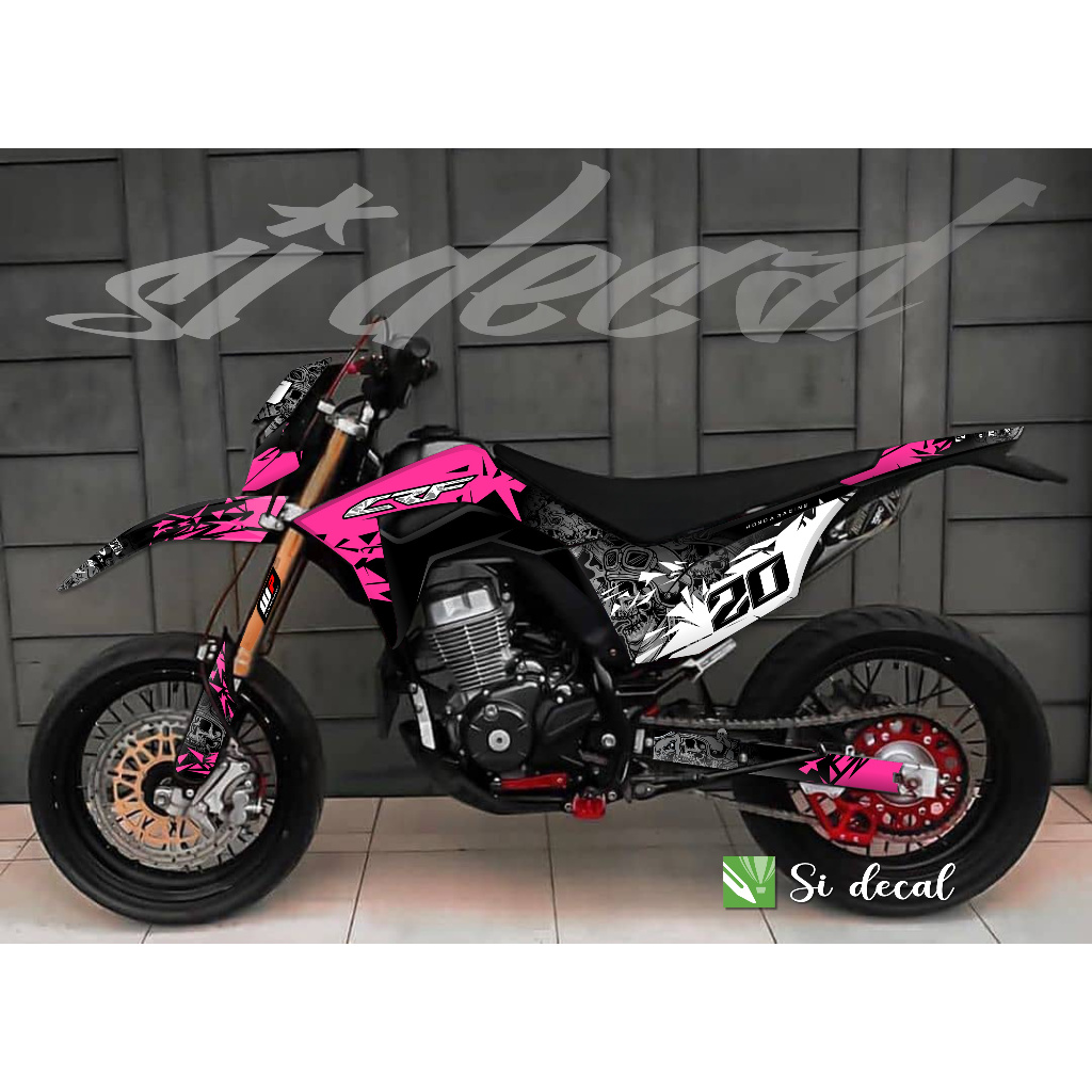 Jual decal supermoto stiker crf 150L full body new arrival desain ...