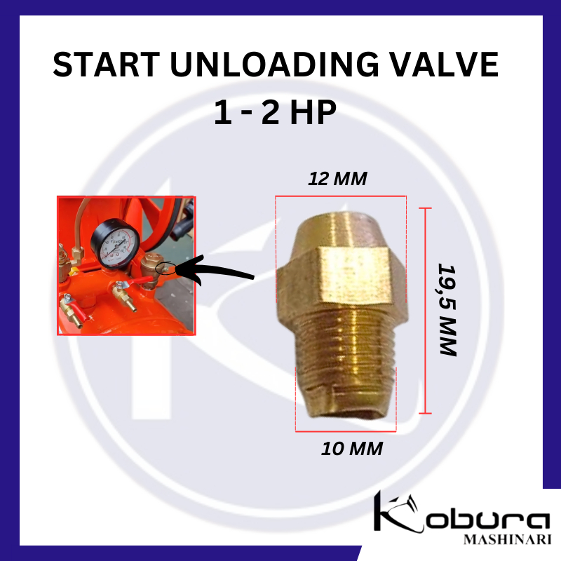 Jual Start Unloading Valve 1 - 2 HP Kompresor Angin Merek Shark ...