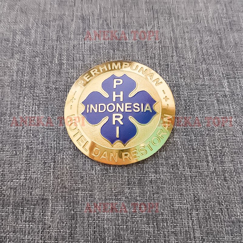 Jual Pin Logo PHRI Perhimpunan Hotel Dan Restoran Indonesia Pin PHRI ...