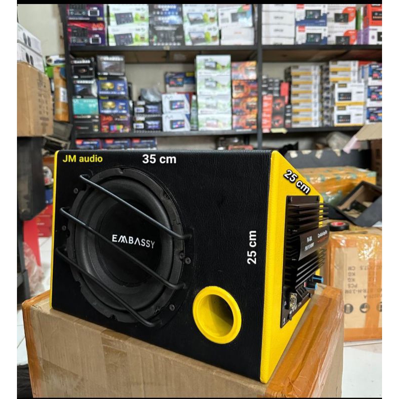 Jual Subwoofer Bass Box ACTIVE 8inch Fremium Embassy Max 600Watt (Mobil ...