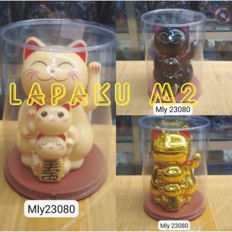 Jual Patung Kucing Hoki Lucky Cat Manekin Neko/Pajangan kucing goyang ...