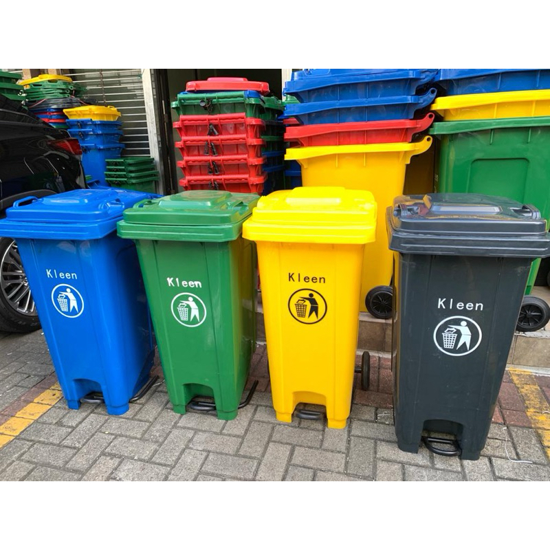 Jual Tempat Sampah Plastik HDPE Sulo 240 Liter Dengan Roda & Pedal Injak Plastic Dust Bin ...