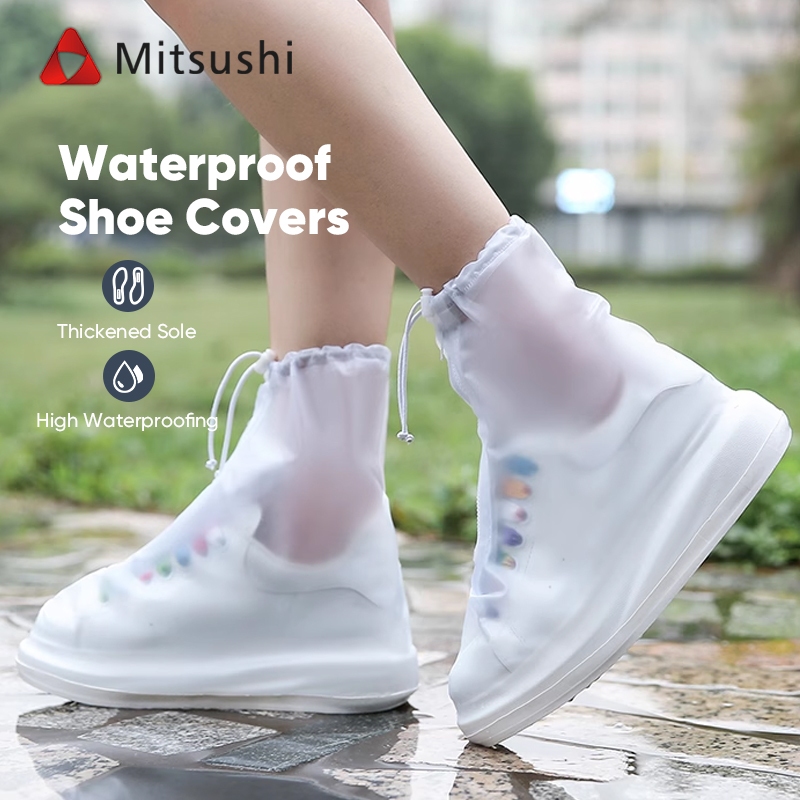 Jual Mitsushi Pelindung Sepatu Anti Air Sarung Sepatu Tahan Hujan Short ...