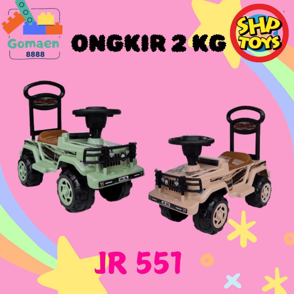 Jual JR 551 SHP Toys - Mainan Anak Maenan Mobil Mobilan JEEP dorong dorongan keren | Shopee ...