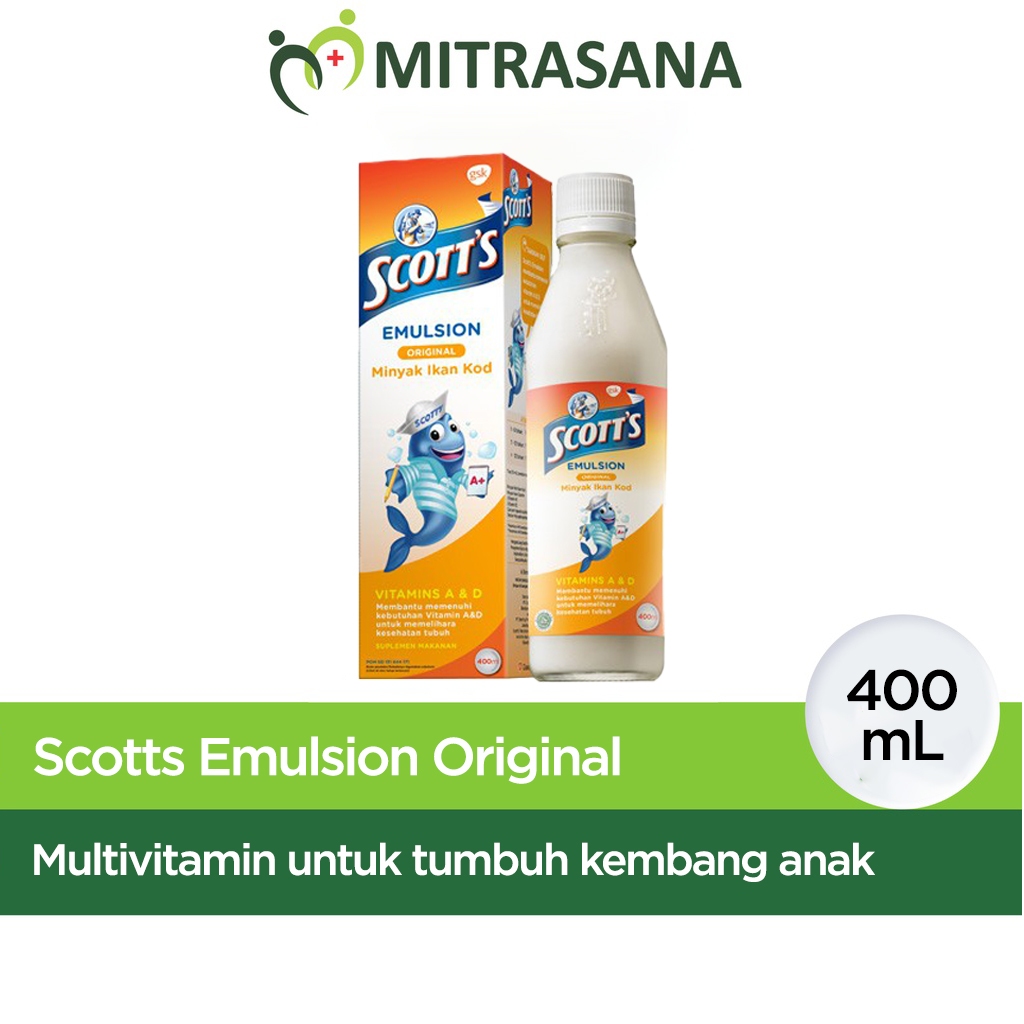 Jual Scotts Emulsion Original 400ml | Shopee Indonesia