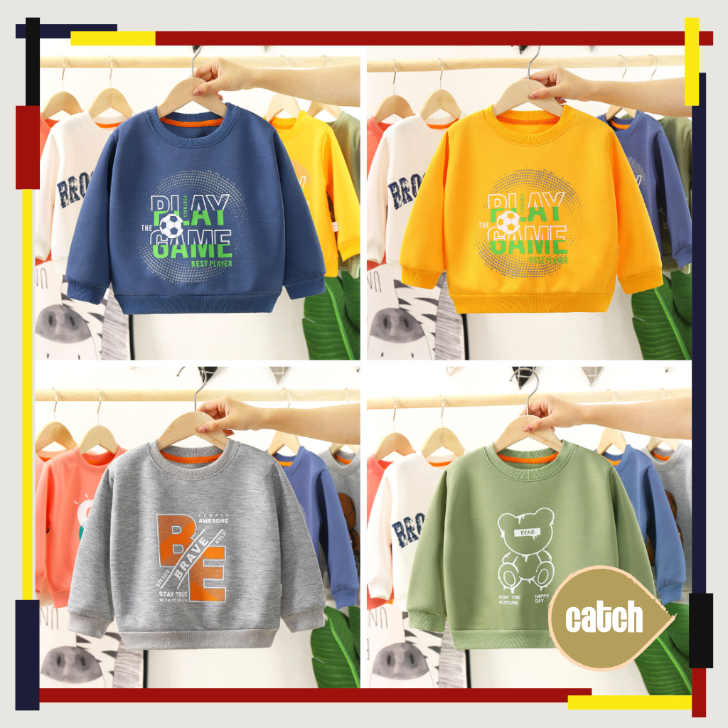 Jual Sweater Anak Laki-Laki Dan Perempuan Ready 8 Motif Usia 2-7 Tahun ...