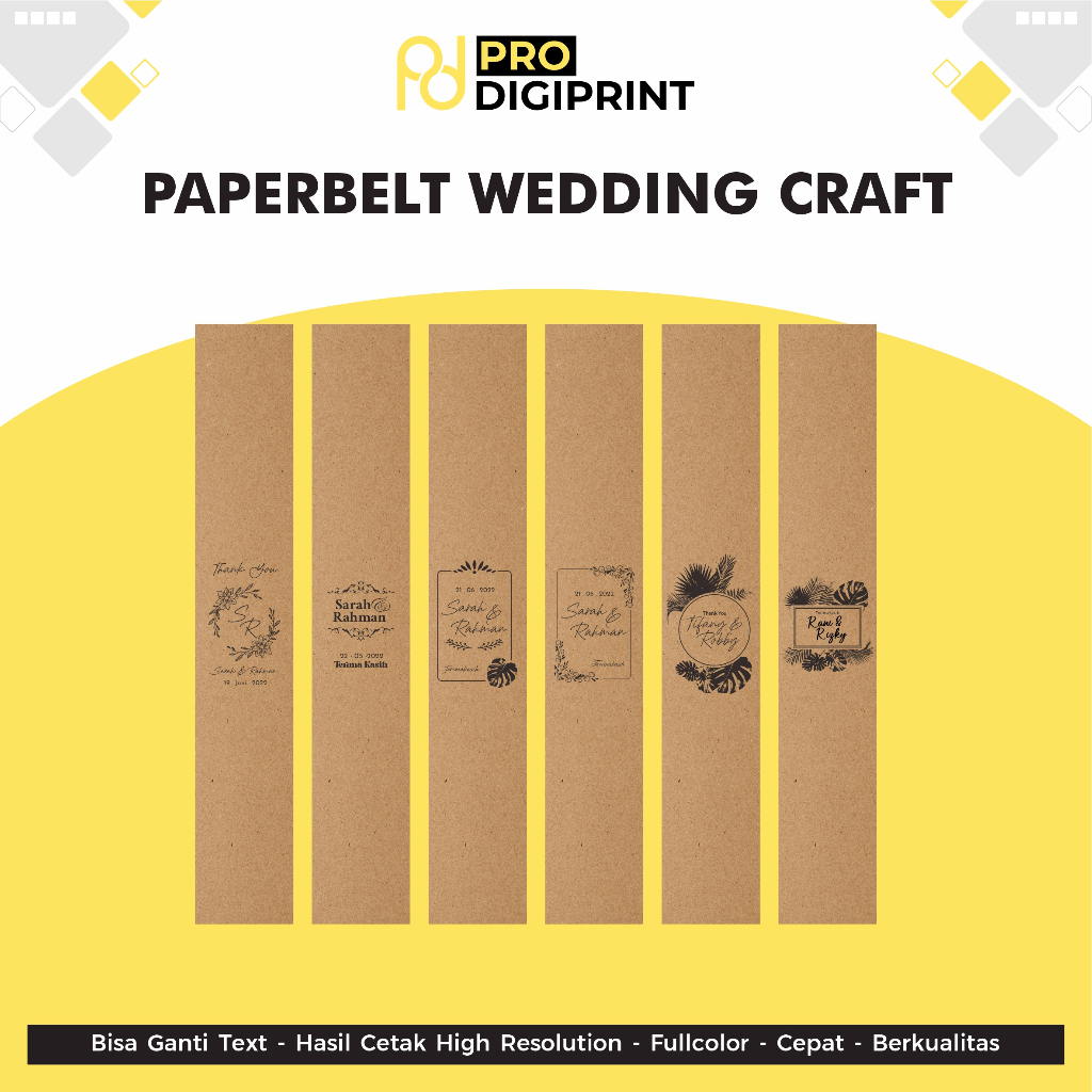 Jual Cetak Paper Belt - Packaging Sleeve Custom Bahan Kraft Coklat ...
