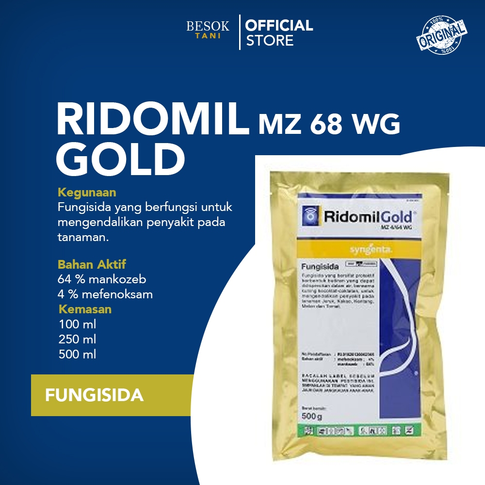 Jual RIDOMIL GOLD MZ 68 WG | Fungisida | Mengendalikan Penyakit Tanaman | Syngenta | Shopee ...