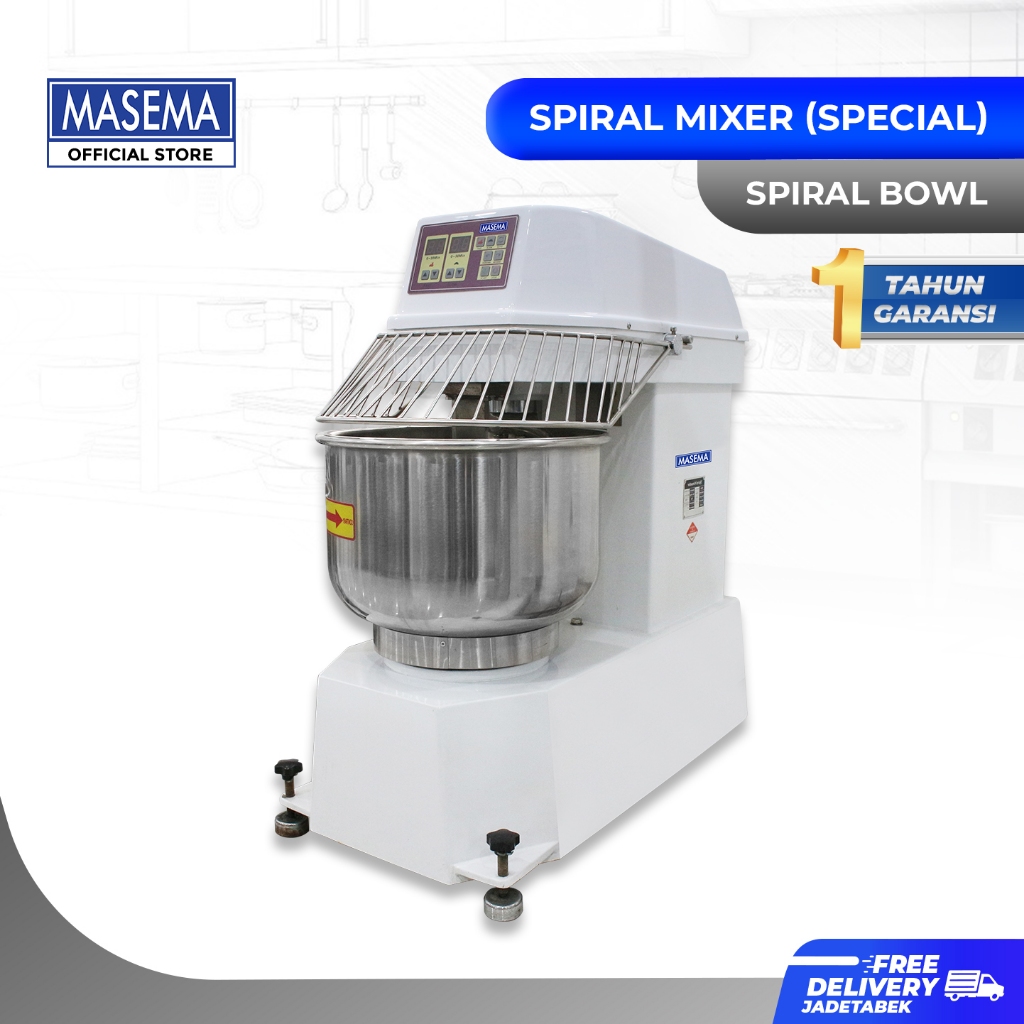 Jual MASEMA SPIRAL MIXER MACHINE - Pemutar Bolak Balik / Sertifikat ...