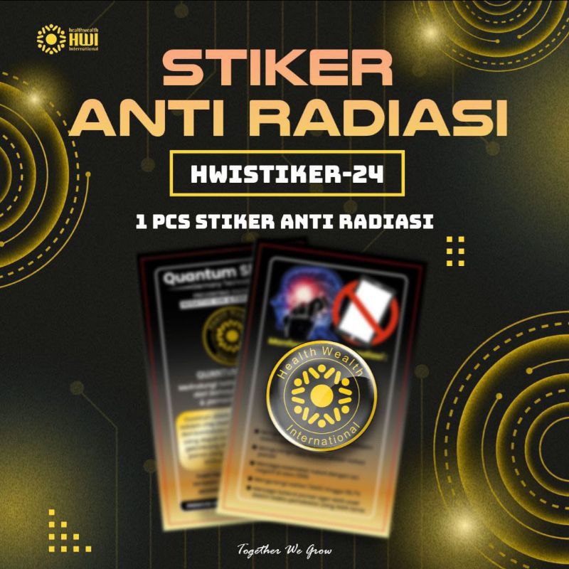 Jual stiker anti radiasi menetralisir elektromagnetik dan panas dari ...