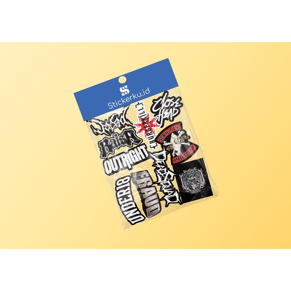 Jual Sticker Pack Band Lokal Indie Stiker Laptop Aesthetic | Shopee ...