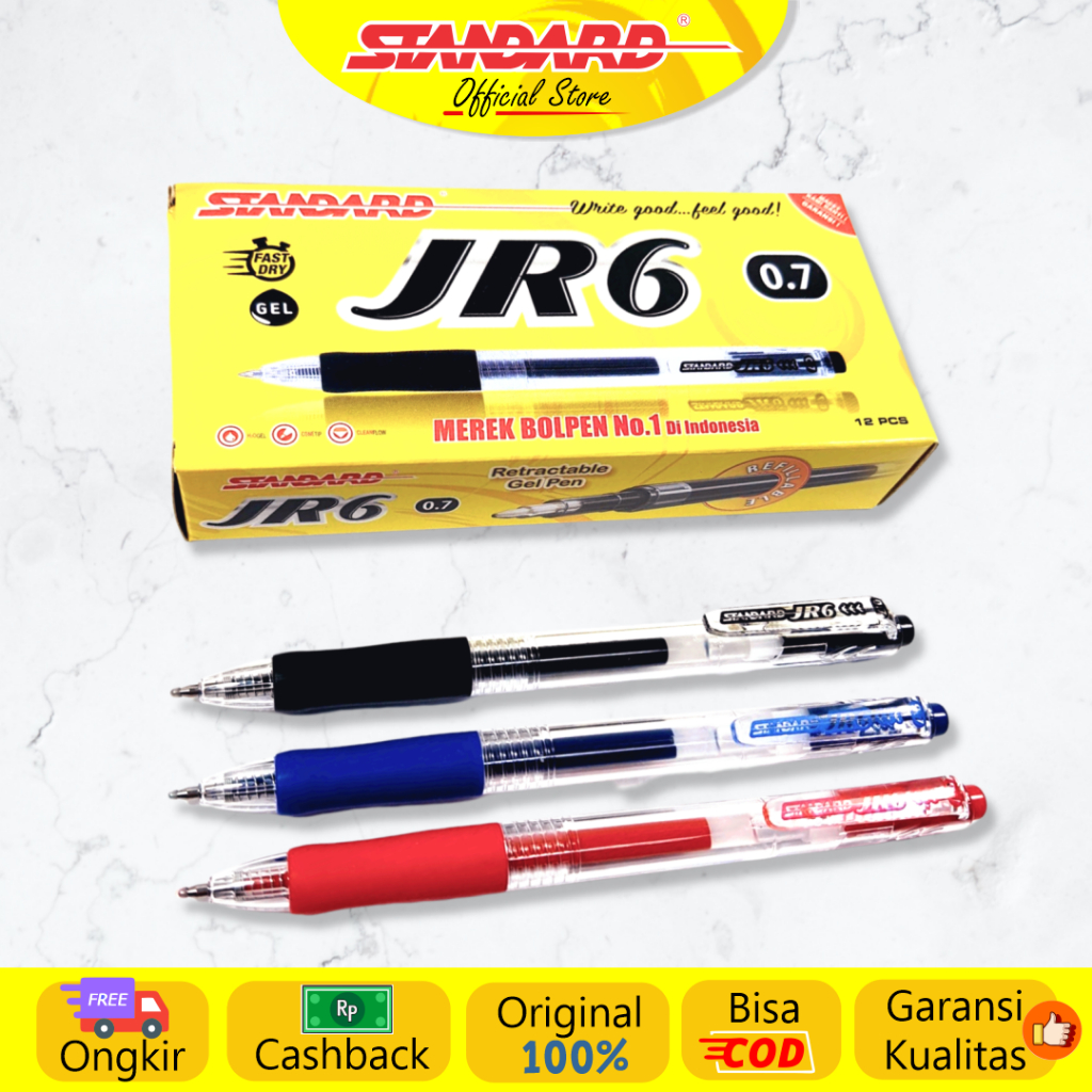 Jual Standard - Pulpen JR6 0.7 ( Alat Tulis / Pen / Ballpoint / Pena ...