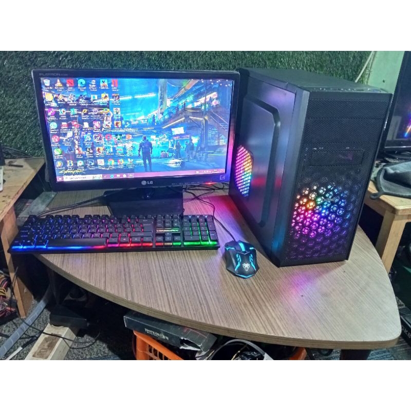 Jual PC CORE i5 GEN4 RAM 16GB SSD 128GB HDD 500GB FULL SET | Shopee ...