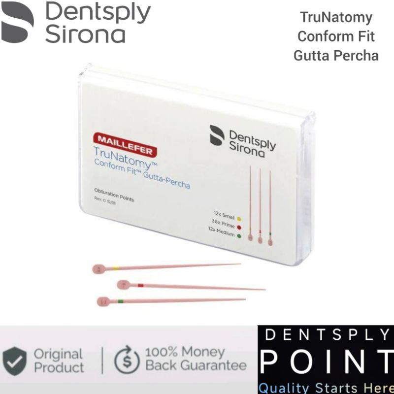 Jual ORIGINAL Dentsply Gutta Percha Trunatomy - Conform Fit Gutta ...