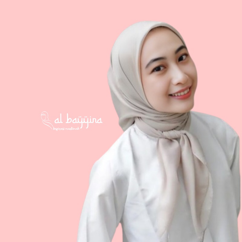 Jual Az-zuriat plain square Double Hicon- By Albayyinahijab | Shopee ...