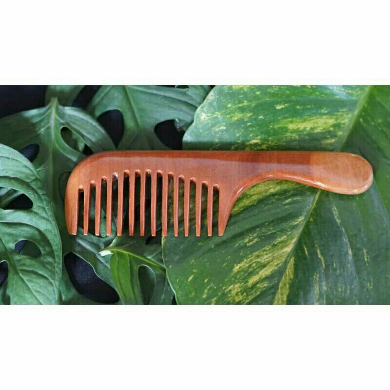Jual Sisir Kayu Ananta Sawo/Sisir kayu sawo/Sisir handmade/Sisir ...