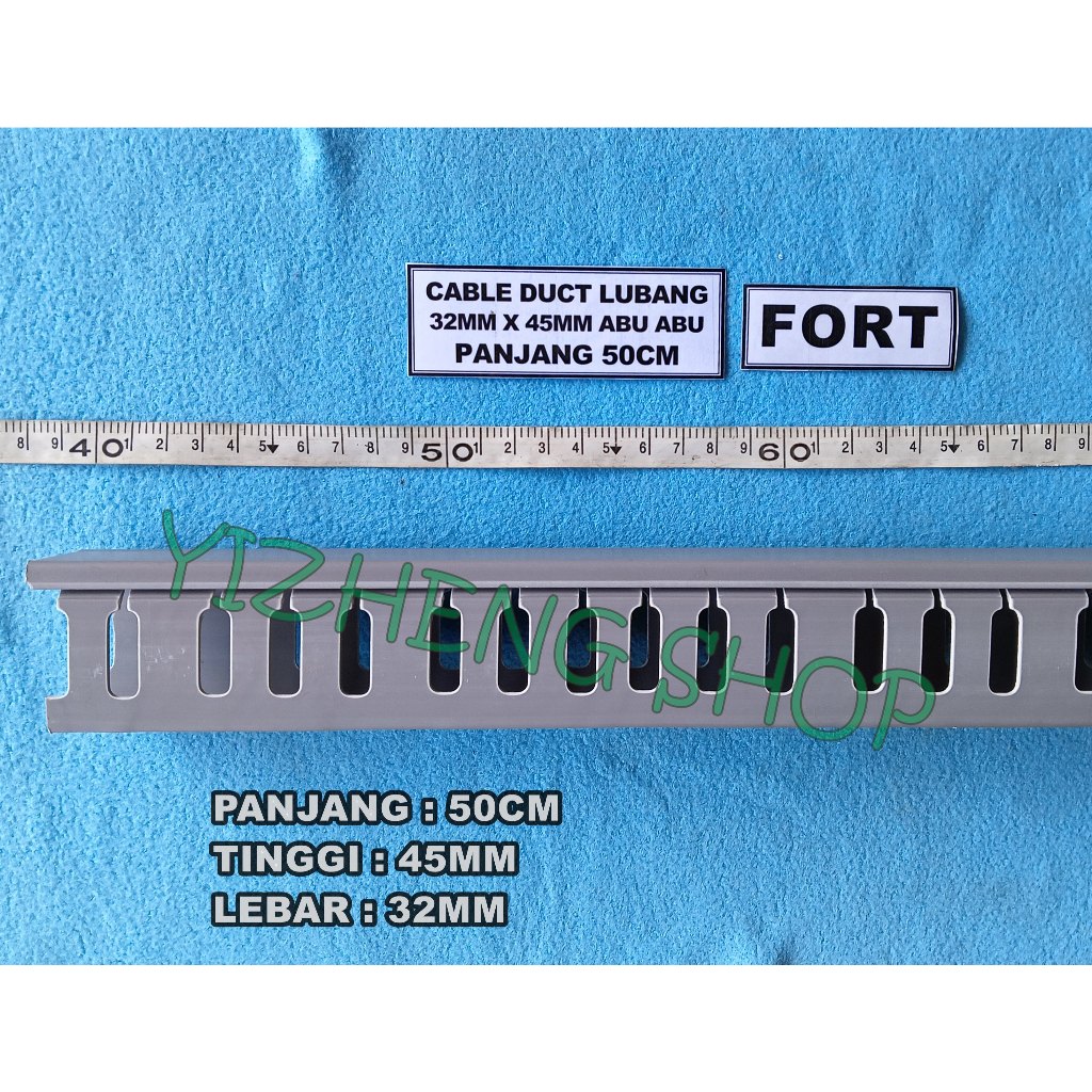 Jual Kabel Duct/CABLE DUCT 32MM X 45MM LUBANG ABU-ABU 50CM | Shopee ...