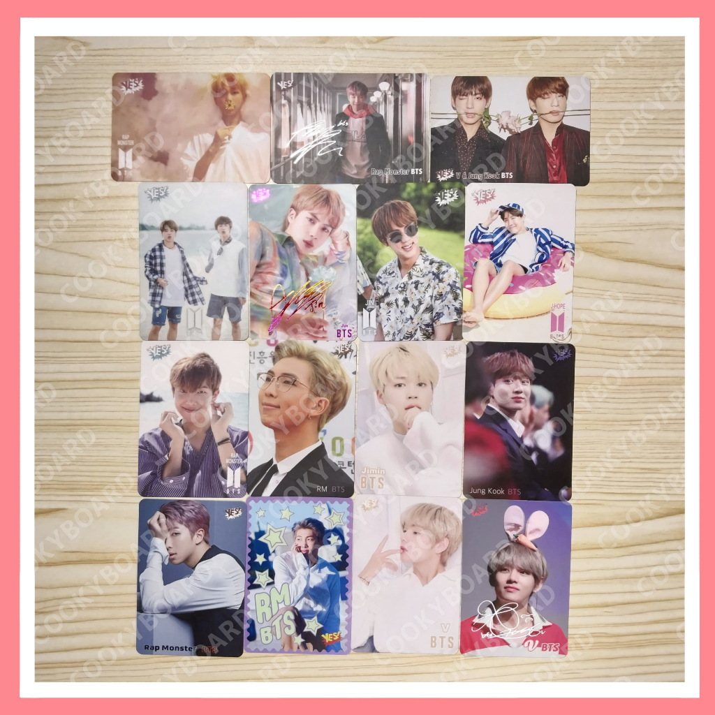 Jual [Cooky Board] PC Photocard Yescard Taekook Namgi Namkook Gigit ...