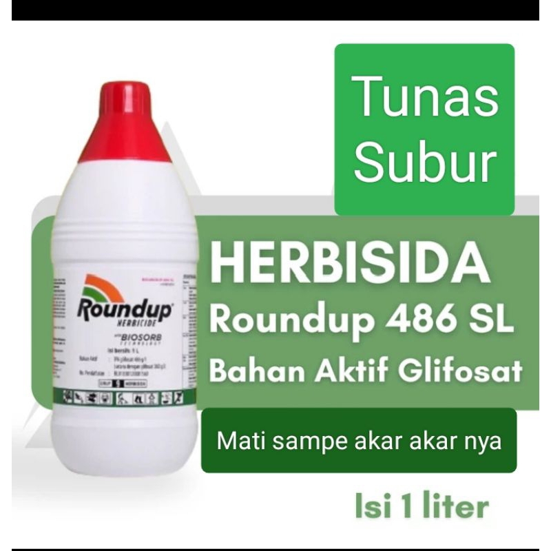 Jual Roundup 486 SL 1 liter 1 karton 12 Botol | Shopee Indonesia