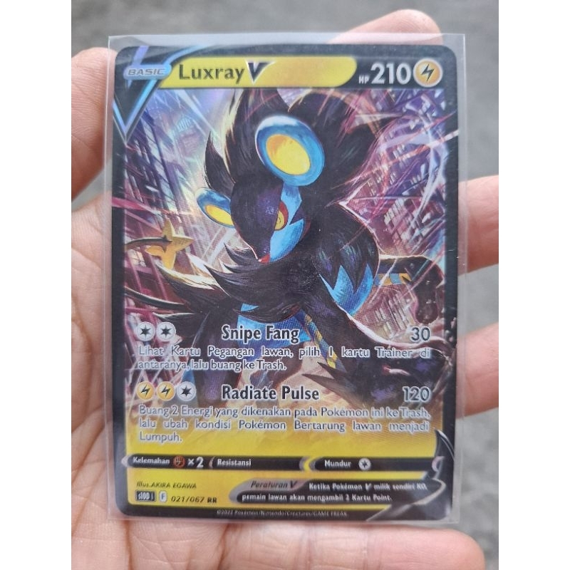 Jual LUXRAY V KARTU POKEMON RARE | Shopee Indonesia
