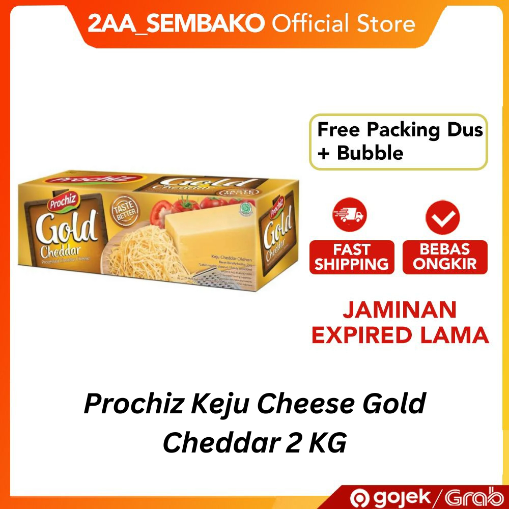 Jual Prochiz Keju Cheese Gold Cheddar 2 KG | Shopee Indonesia