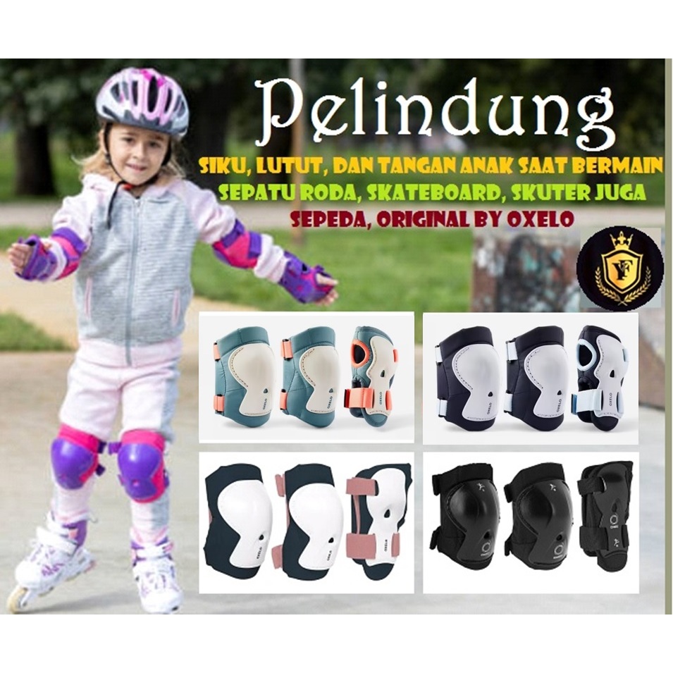 Jual PROTECTORS SET PELINDUNG LUTUT, SIKU DAN TANGAN ORIGINAL OXELO ...