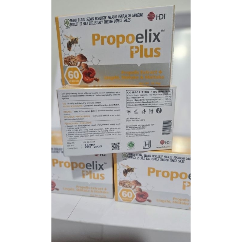 Jual PROPOELIX PLUS 60 CAPS (gambar asli) | Shopee Indonesia
