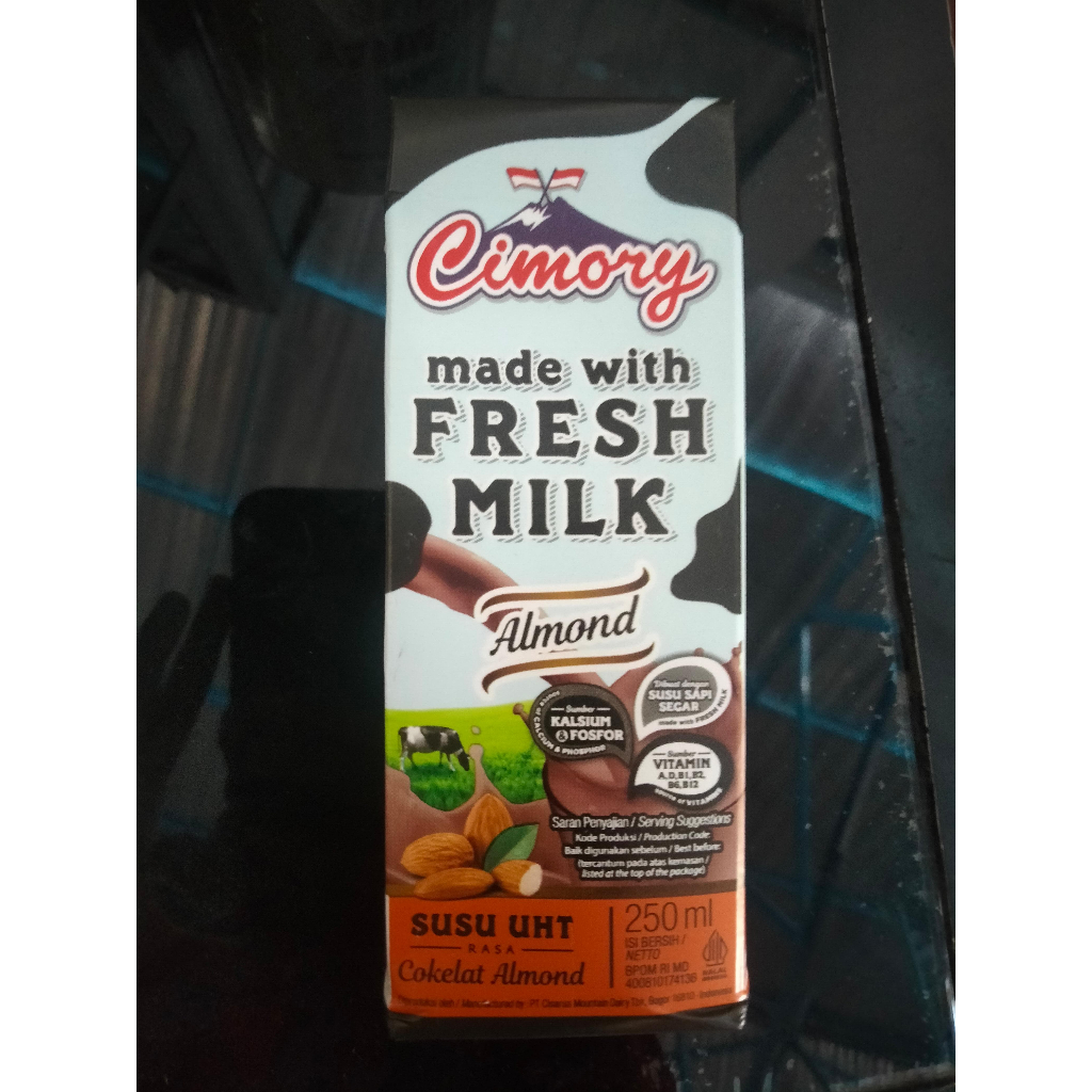 Jual CIMORY UHT FRESH MILK ALMOND 250 ML | Shopee Indonesia